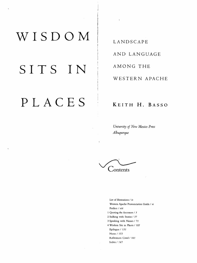 BASSO, Keith H. WISDOM SITS IN PLACES | PDF | Nature