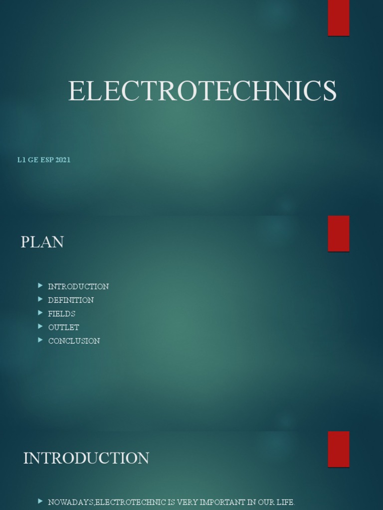 ELECTROTECHNICs | PDF
