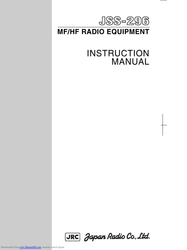 MF HF JRC JSS 296 | PDF | Cardiopulmonary Resuscitation ...