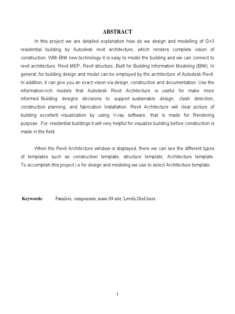 Abstract Unedited | Download Free PDF | Autodesk Revit | Concrete