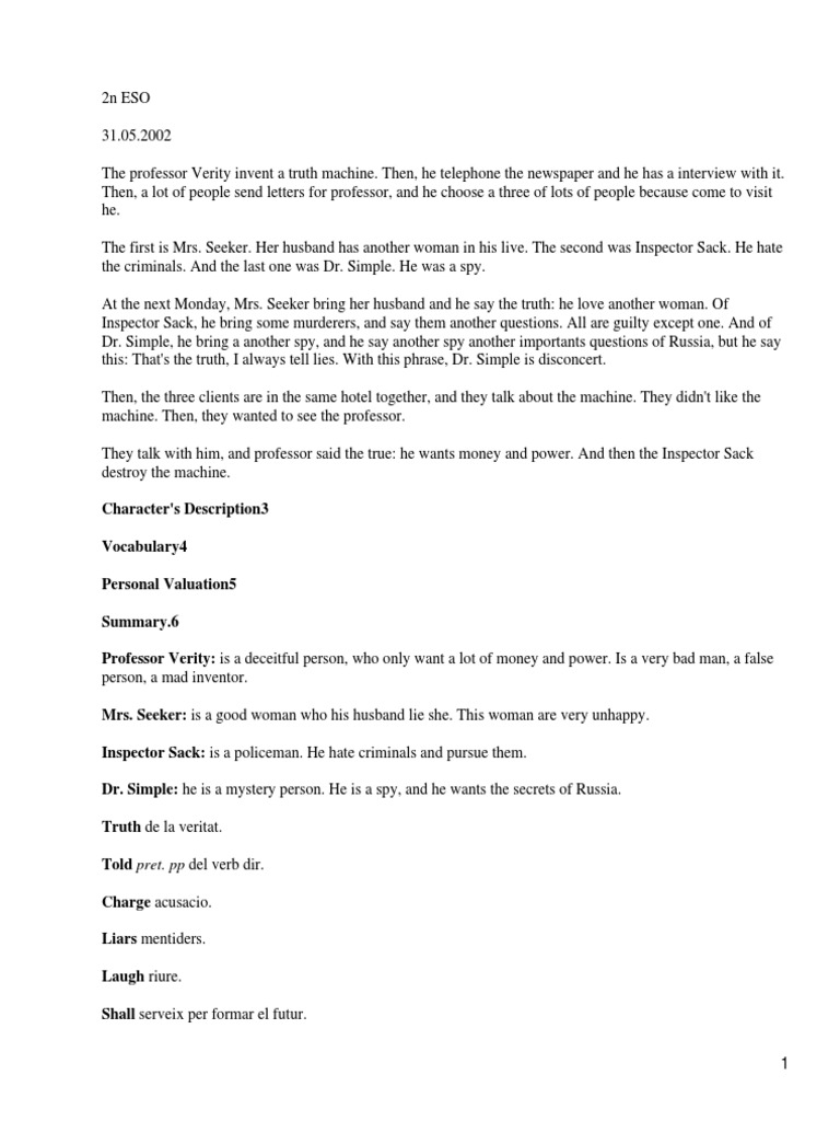 The Truth Machine Norman Whitney | PDF