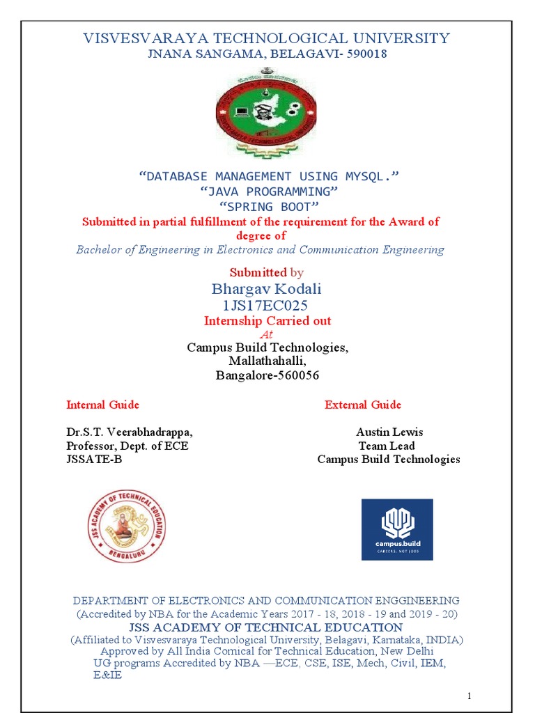 Final Intership Report | Download Free PDF | Java Script | Java (Software Platform)