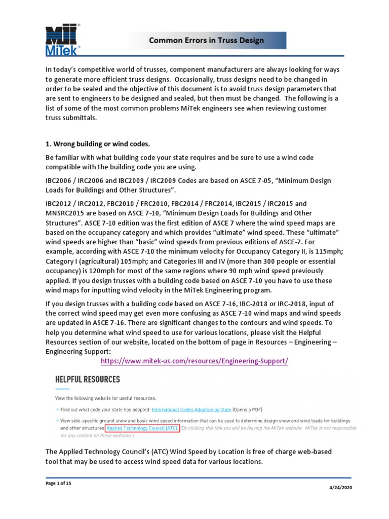 Common Design Errors to Avoid: A Guide to Ensuring Accurate Truss ...