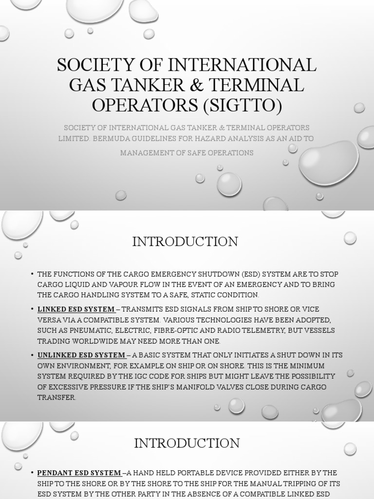 SIGTTO | PDF | Electrostatic Discharge | Oil Tanker