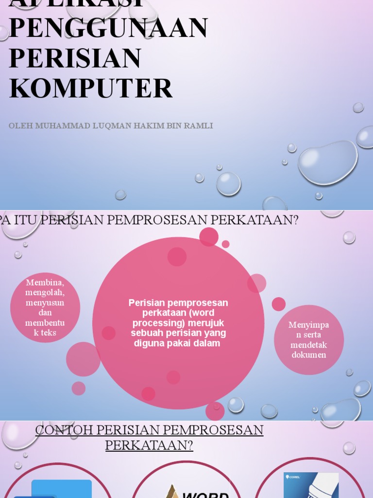 Aplikasi Penggunaan Perisian Komputer Kemahiran Belajar | PDF