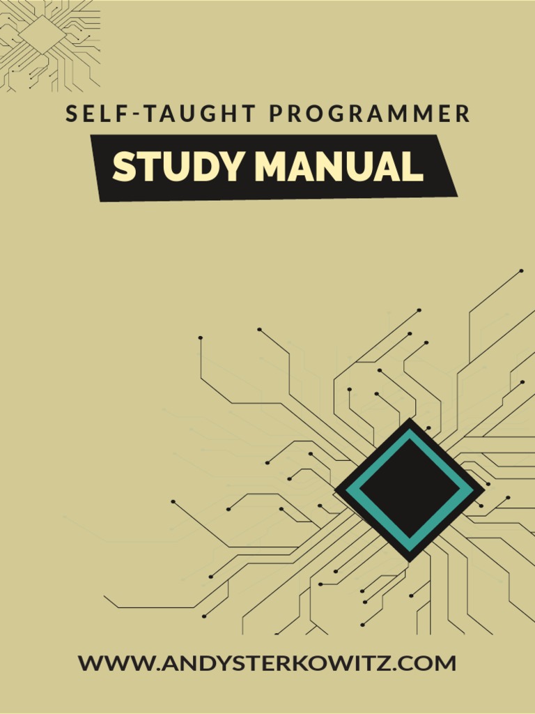 The Self Taught Programmer Study Manual | PDF | Programmer | Computer ...