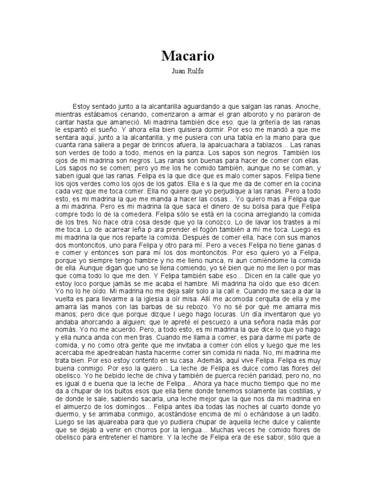 Macario | PDF | Religión y creencia