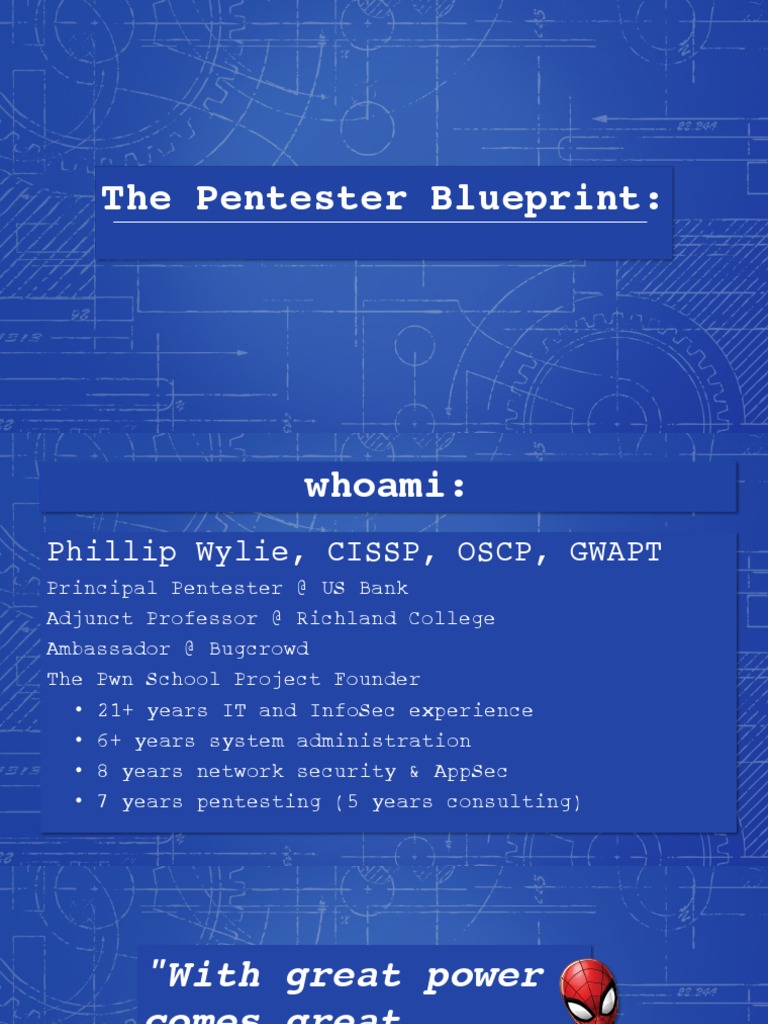The Pentester Blueprint | PDF | Penetration Test | Virtual Machine