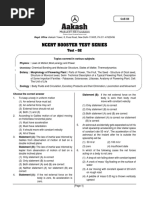Aakash Test Series | PDF