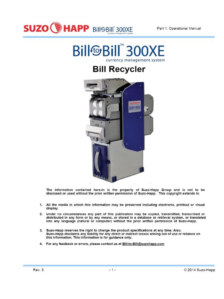 Bill Recycler - Manualzz | PDF