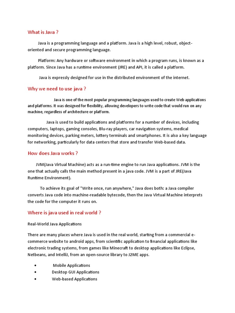 What Is Java-WPS Office | PDF | Java Virtual Machine | Java (Programming Language)