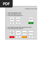 Capacitor Bank Calculation Example | PDF | Capacitor | Metrology
