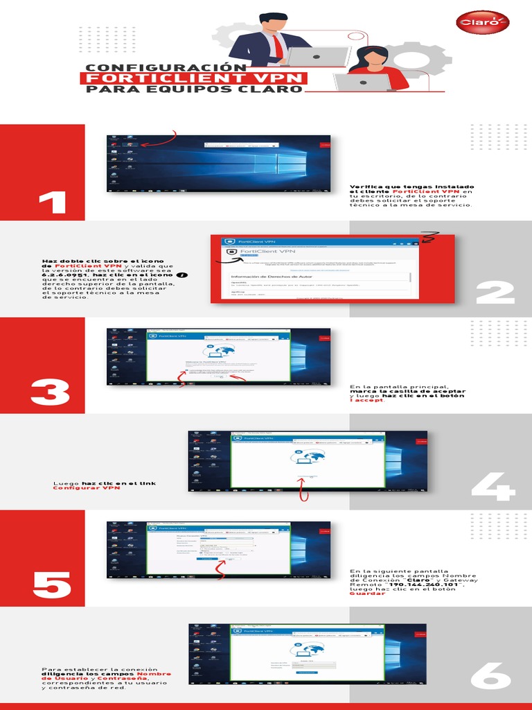 Configuración de FortiClient VPN 6.2.6.0951 | PDF | Finanzas y dinero ...