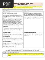 Generalization Lesson Plan | PDF | Lesson Plan | Educational Assessment