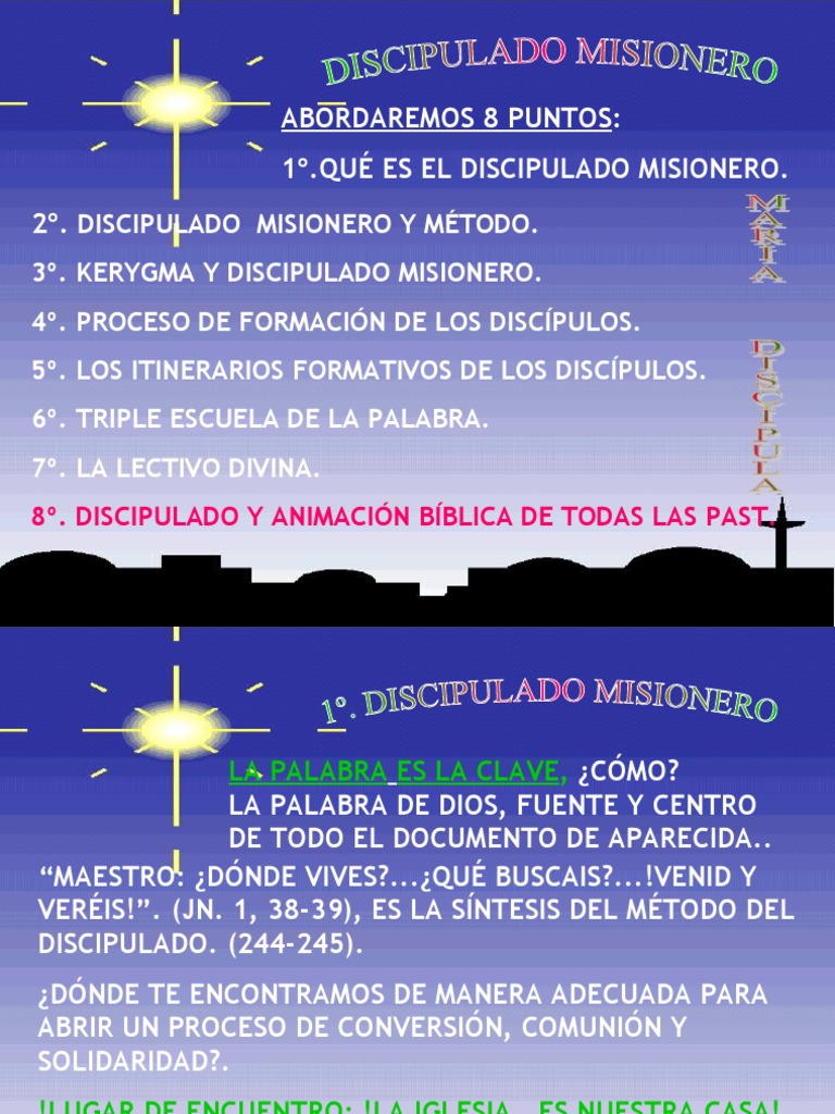 Discipulado Misionero | PDF | Cristo (título) | eucaristía