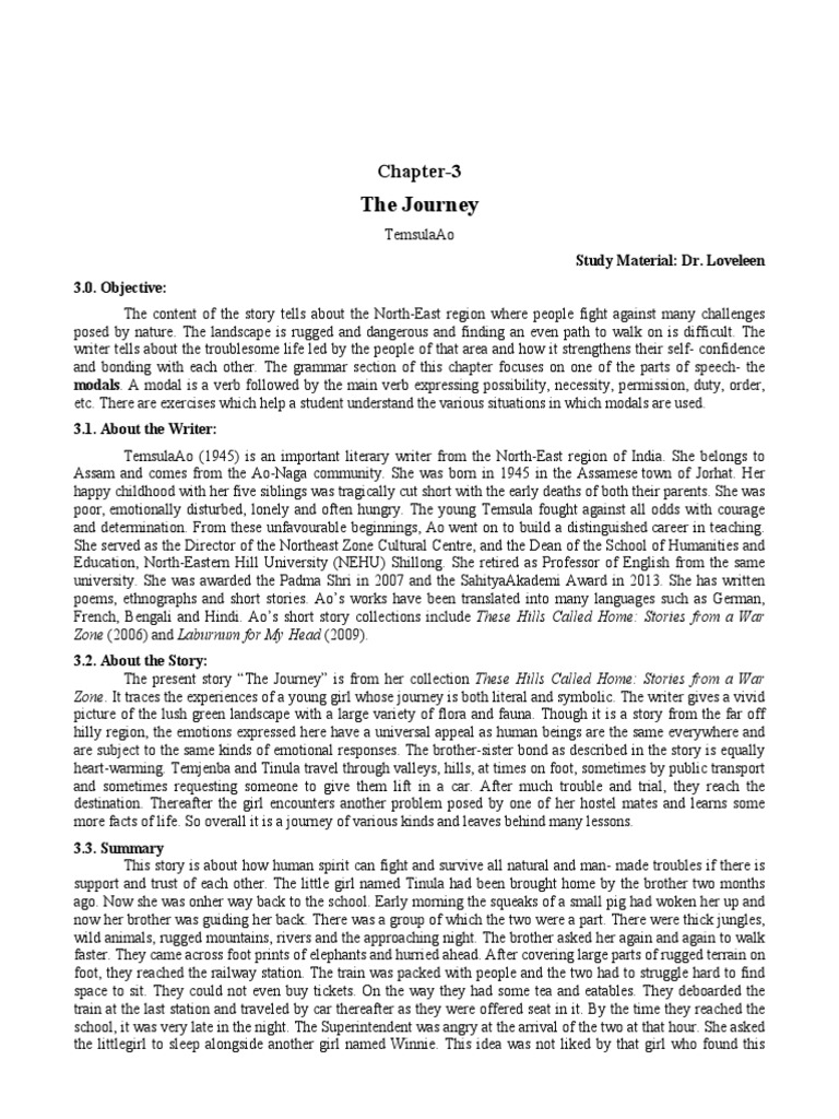 The Journey: Chapter-3 | Download Free PDF | Transport | Nature