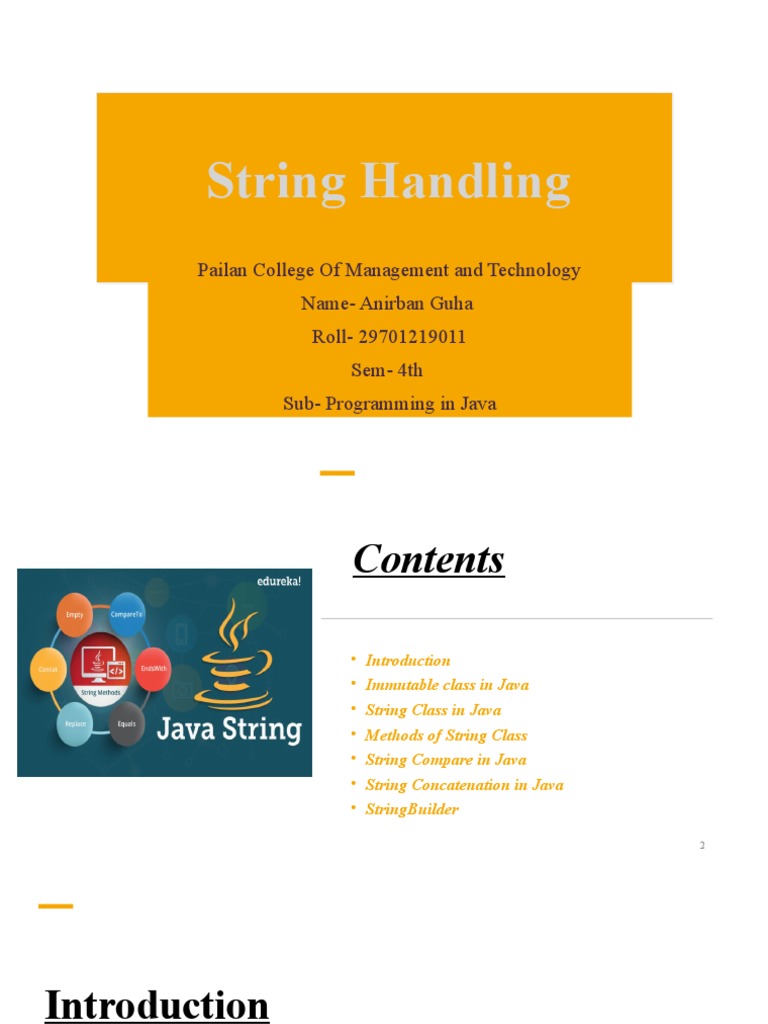 String Handling | Download Free PDF | String (Computer Science ...