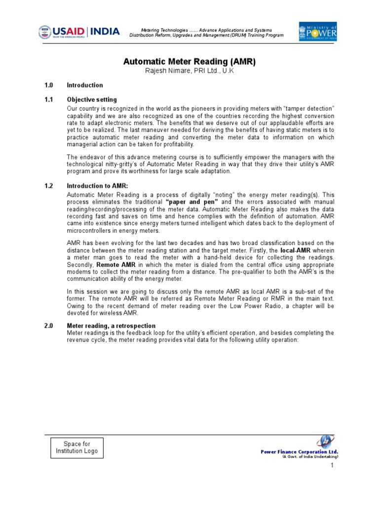 1 - MTS - Automatic Meter Reading | PDF | Subscriber Identity Module ...