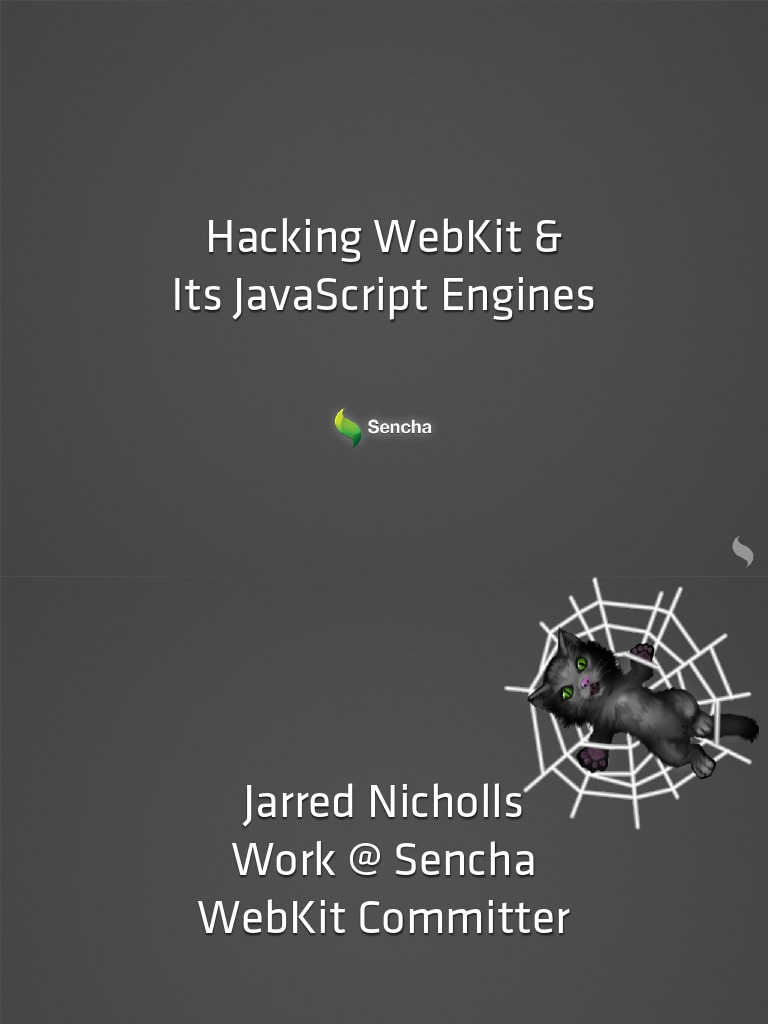Jarrednicholls Hacking Webkit and Js | PDF | Hypertext | Computing