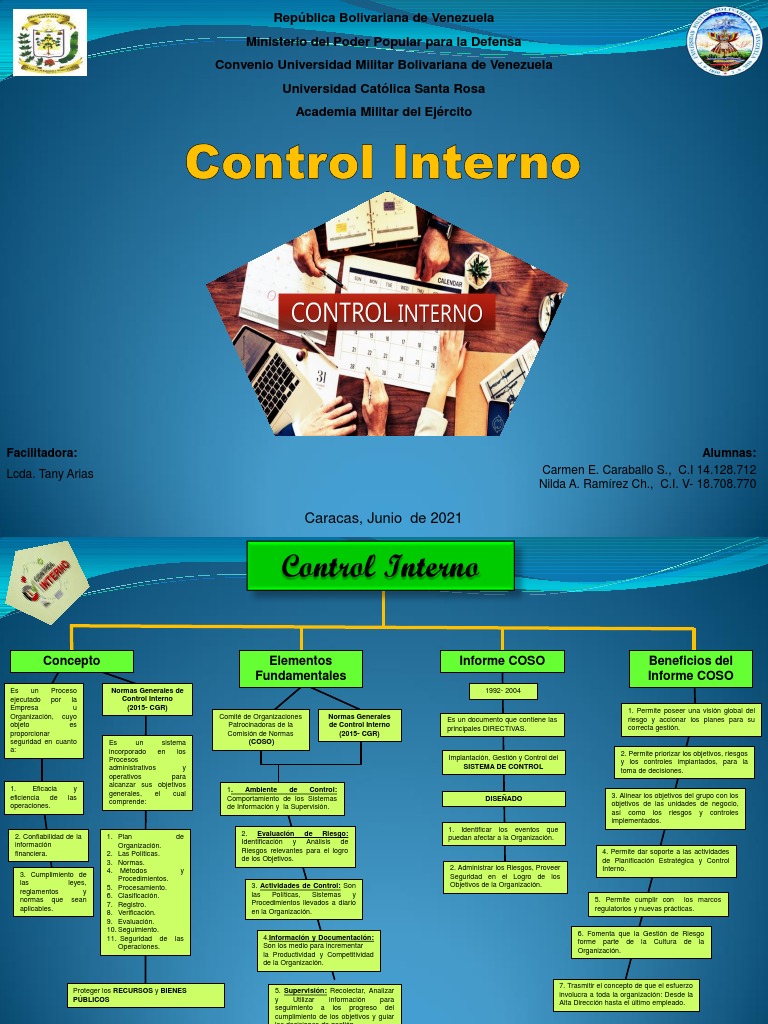 Mapa Conceptual de Control Interno | PDF | Planificación | Economias