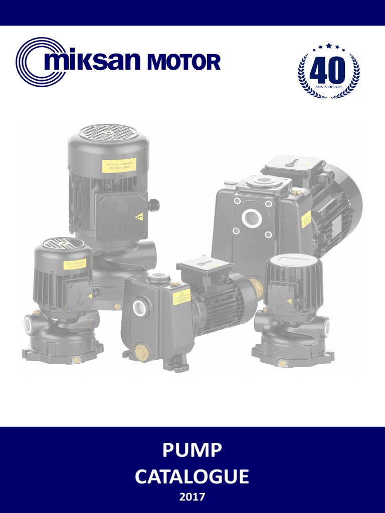 Pump Catalog 2017 en | PDF | Pump | Flow Measurement