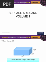 TSA Andvolume of Solids | PDF | Area | Volume