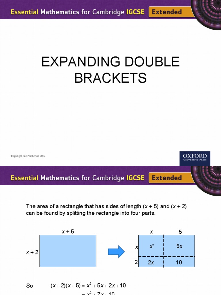 39-Double Brackets | PDF | Area | Elementary Geometry