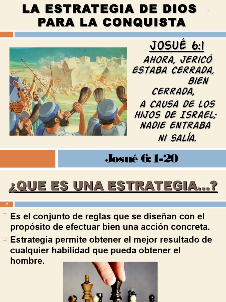 Josué 6:1 | PDF | Joshua | Arca de la Alianza