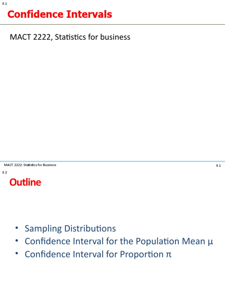 Chapter 9 - Sampling Distribution | Download Free PDF | Standard Error ...