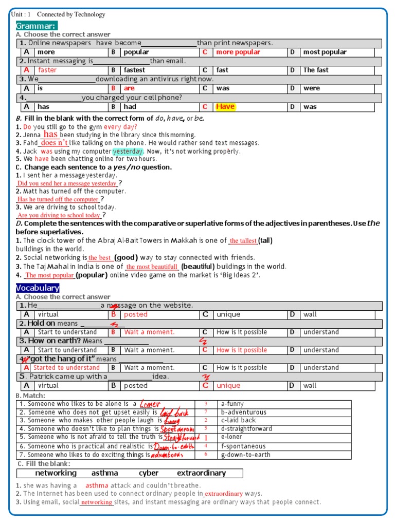 Mega Goal 3 Worksheet Units 1-2 Solution | PDF | Crime Thriller ...