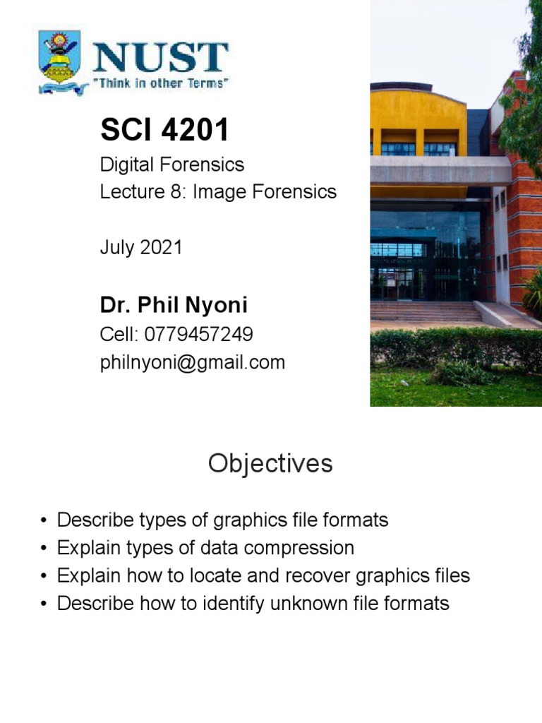 Lec8 Image Forensics | PDF | Data Compression | Computer File
