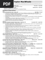 Individual Critical Task List | PDF | Mental Health | Occupational Therapy