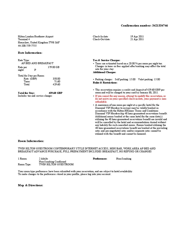 Confirmation Number | PDF | Business | Service Industries