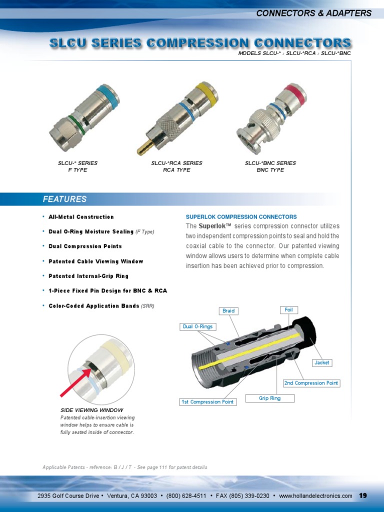 Connectors SLCU 6 59 Holland | PDF | Electrical Connector | Equipment