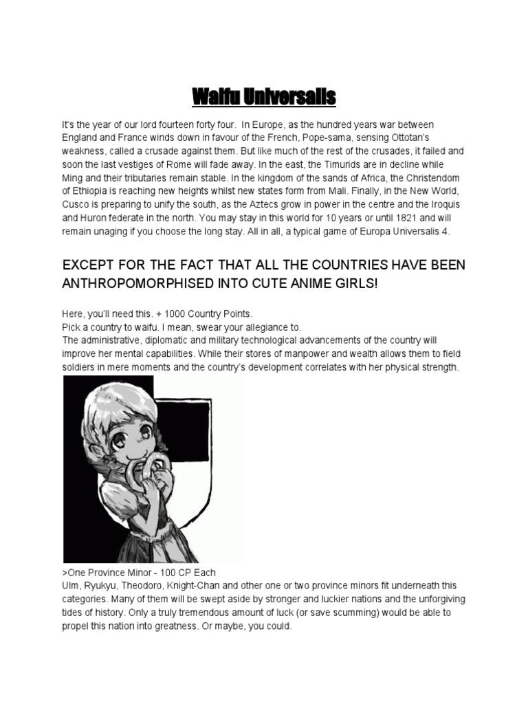 Waifu Universalis Jump | PDF | Holy Roman Empire | Cavalry