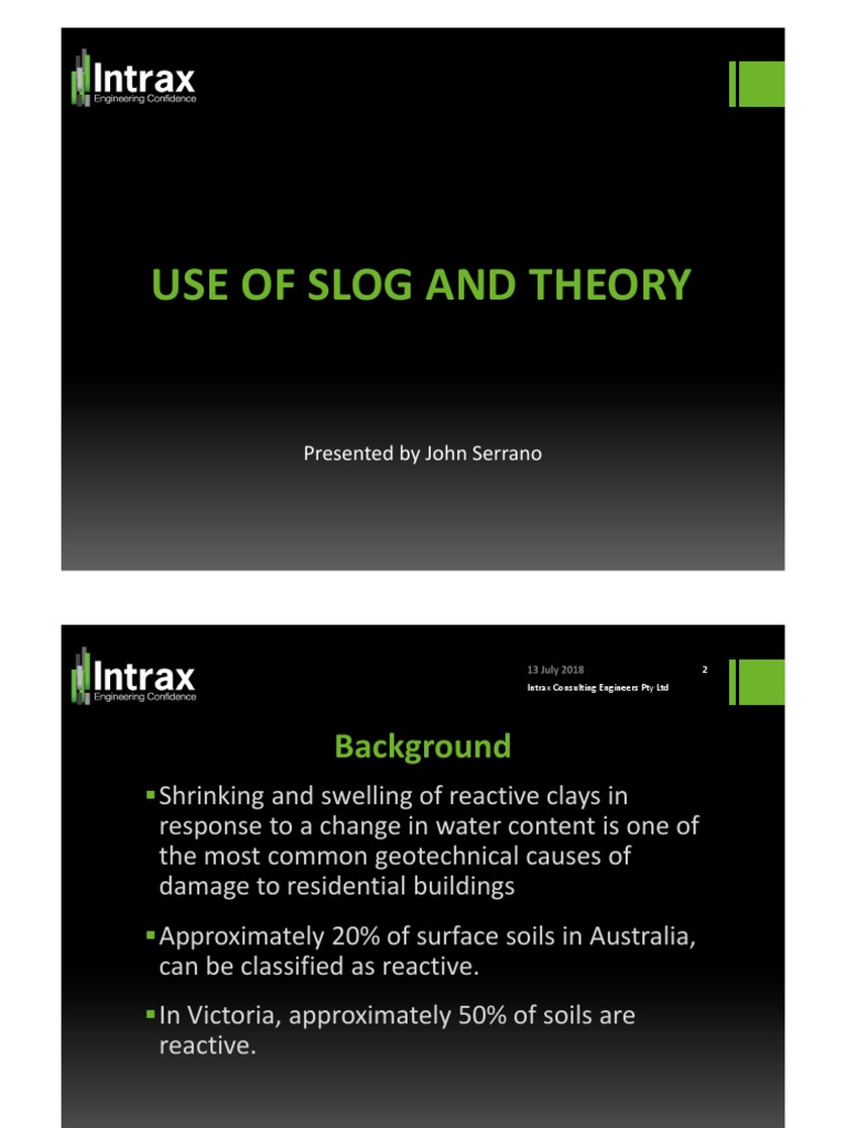 Use of SLOG and Theory - 23.07.2018 (John Serrano - SLIDES) | PDF ...