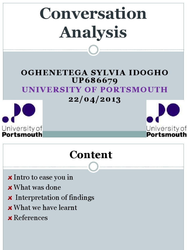 Conversation Analysis | PDF | Conversation | Human Communication