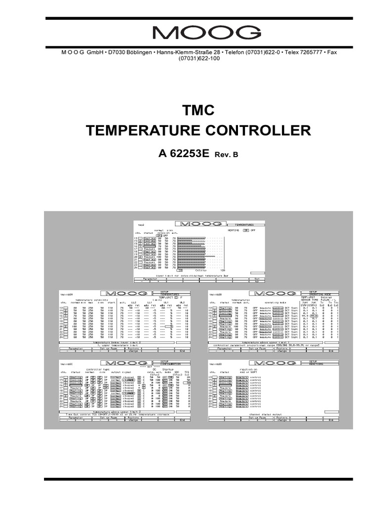 TMC Temperature Controller: Rev. B | PDF | Temperature | Sensor