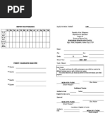 SHS Report Card - Grade11 | PDF | Value (Ethics) | Literacy