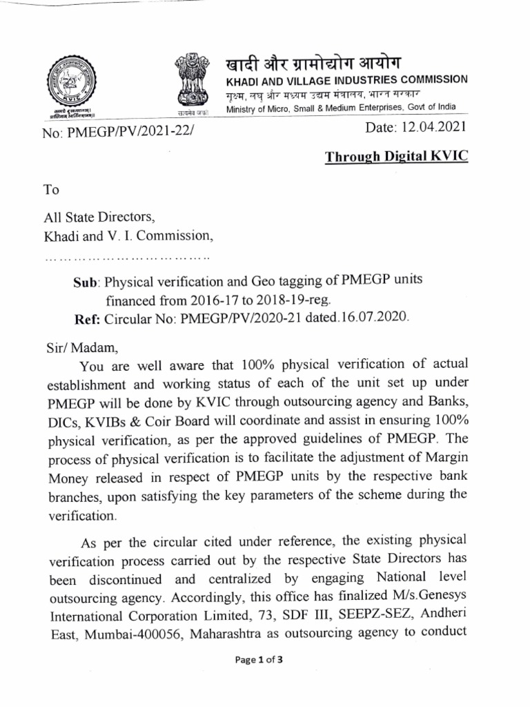 Through Digital KVIC: All State Directors | Download Free PDF | Business