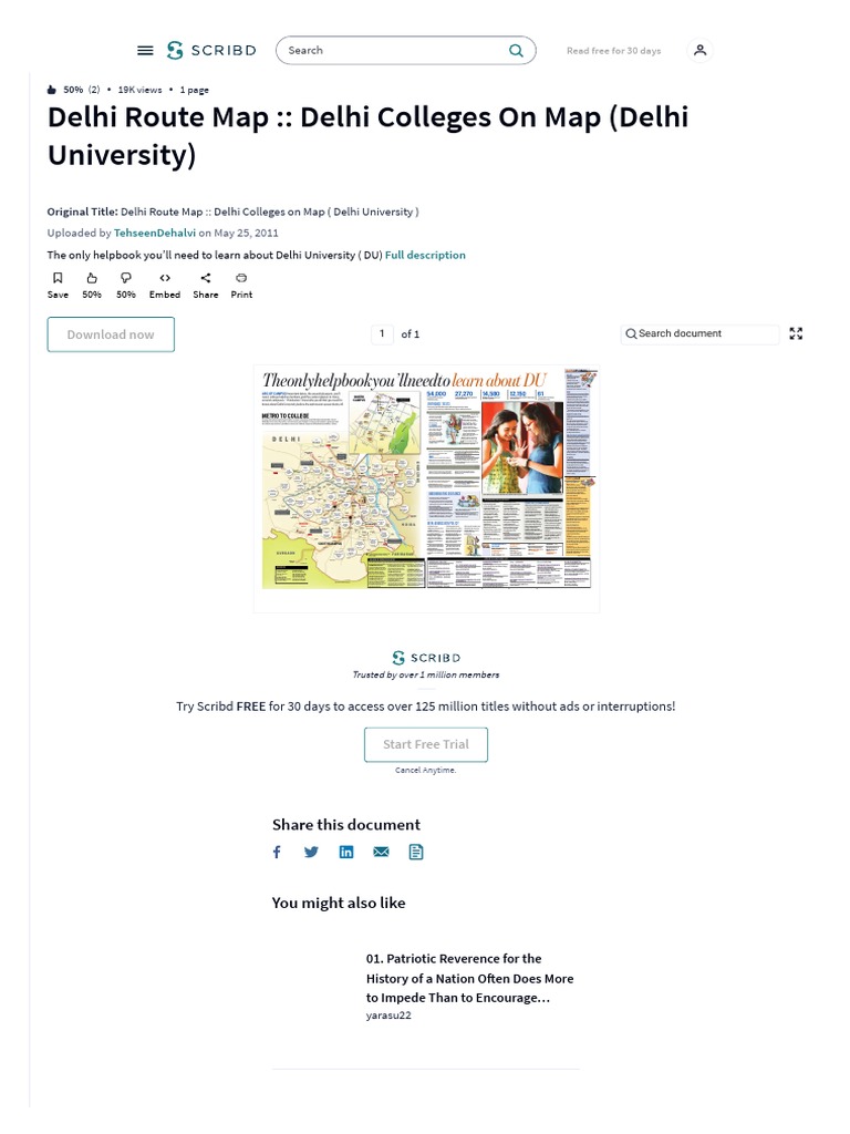 Delhi Route Map - Delhi Colleges On Map (Delhi University) - Delhi ...