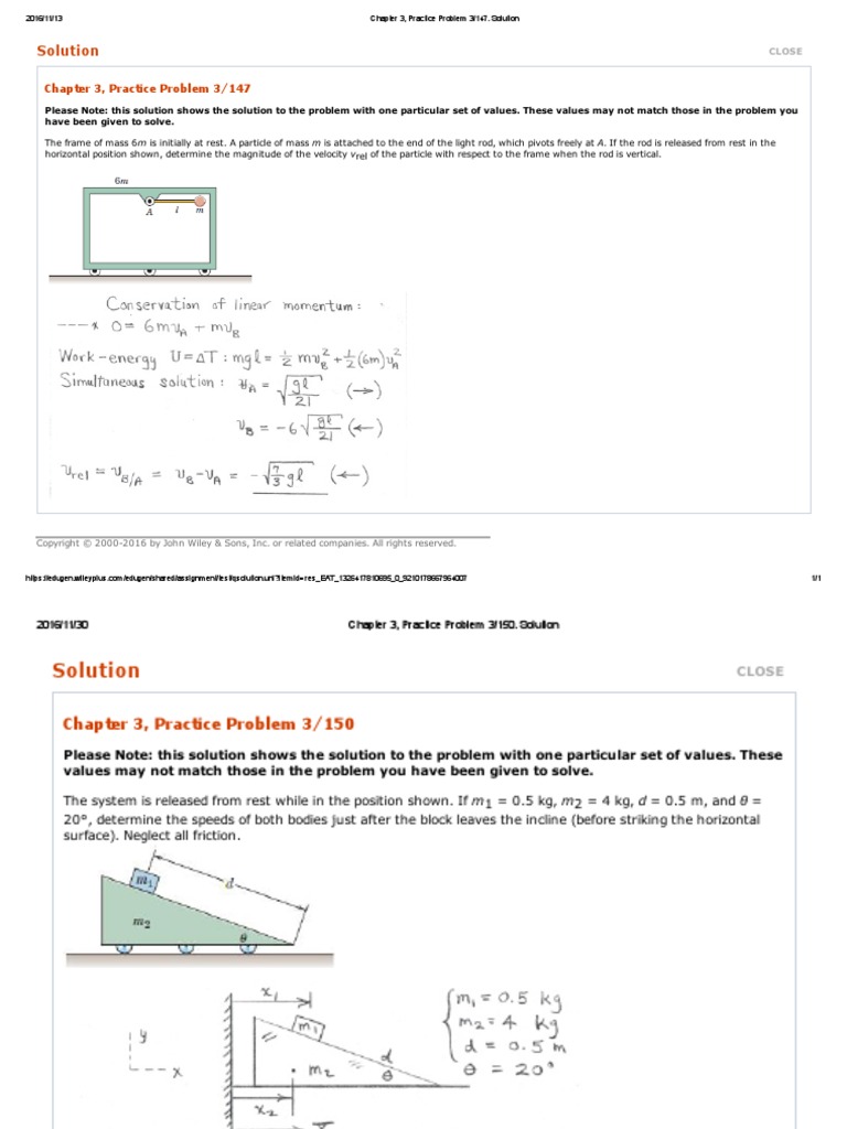 Solution: Chapter 3, Practice Problem 3/147 | PDF | Metrology | Quantity