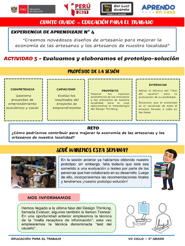 Ept Act 5 - 5° Grado... | PDF
