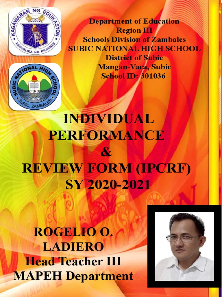 Digitalized IPCRF Form 2020 2021 Final by Sir JAIROH | PDF ...