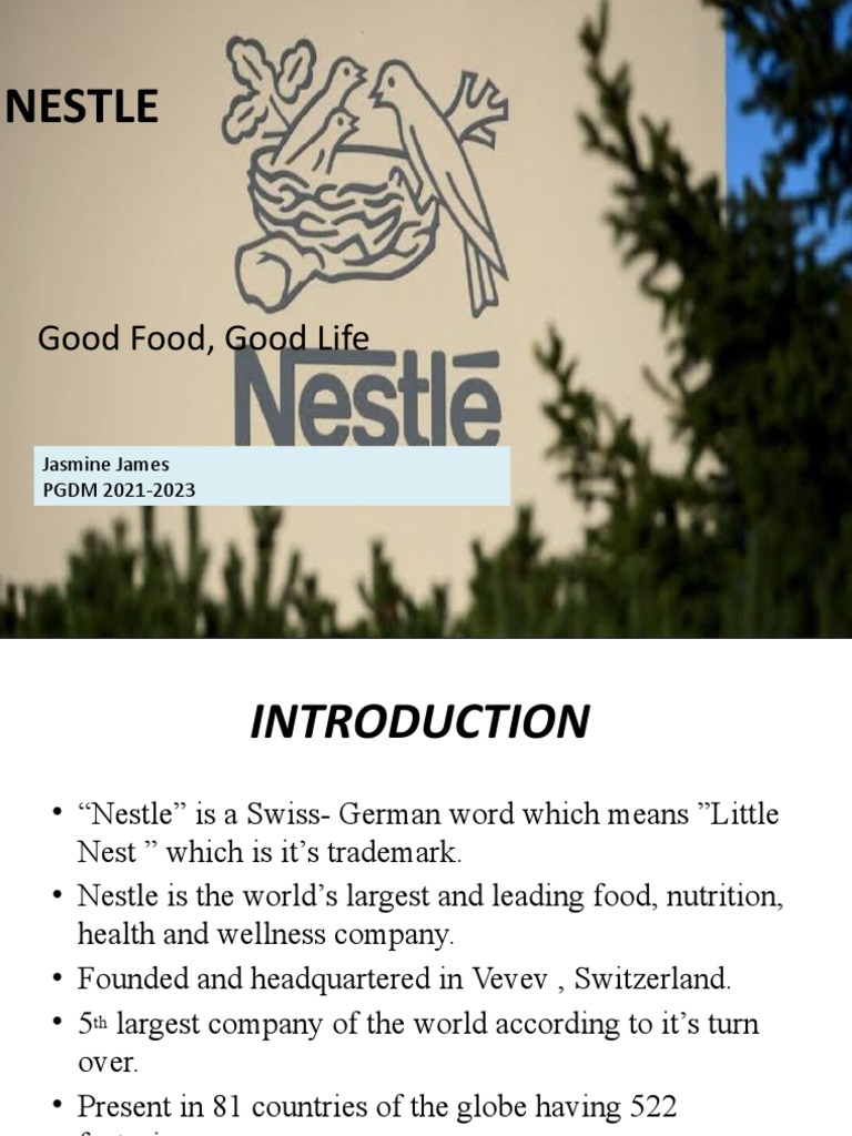 Nestle: Good Food, Good Life | PDF | Nestlé | Recruitment