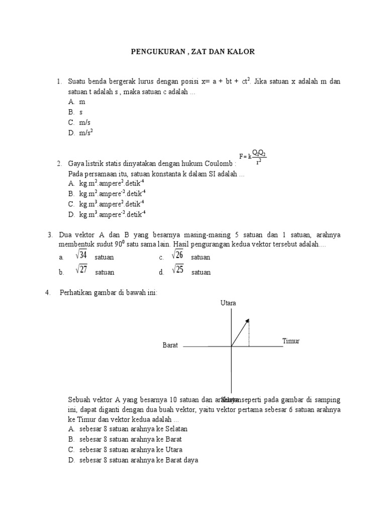 Pengukuran, Zat Dan Kalor | PDF