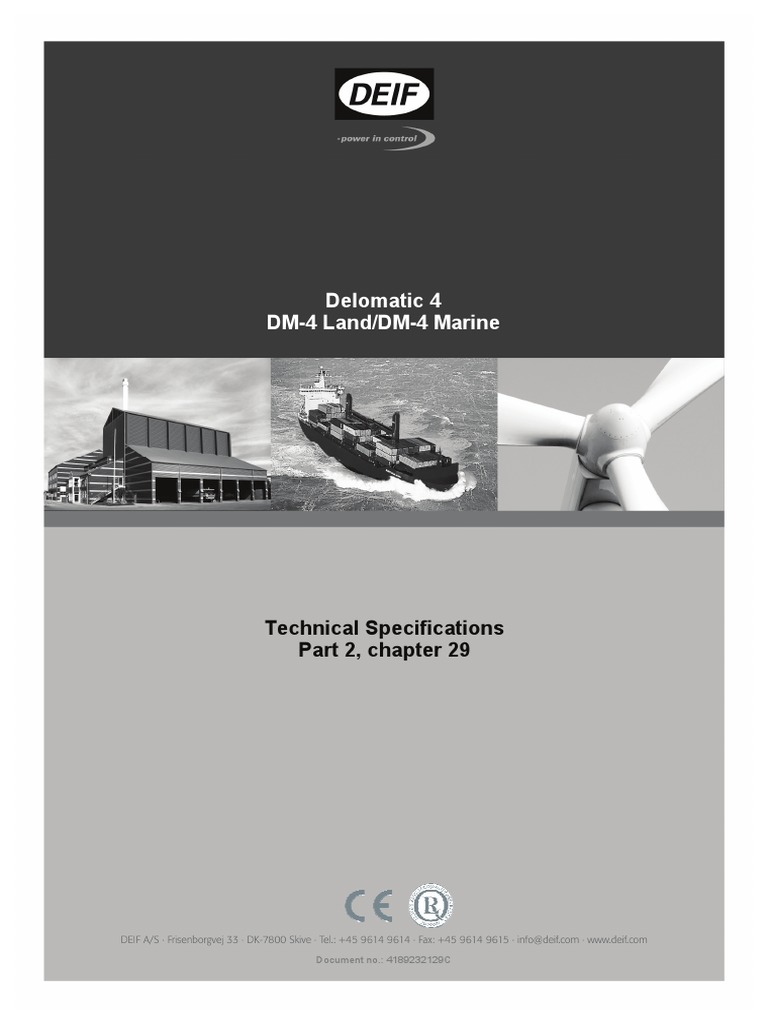 Delomatic 4 DM-4 Land/DM-4 Marine: Technical Specifications Part 2 ...