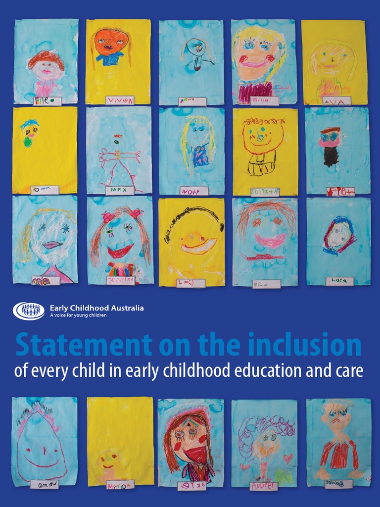 Statement of Inclusion 2016 Australia | PDF | Inclusion (Education ...