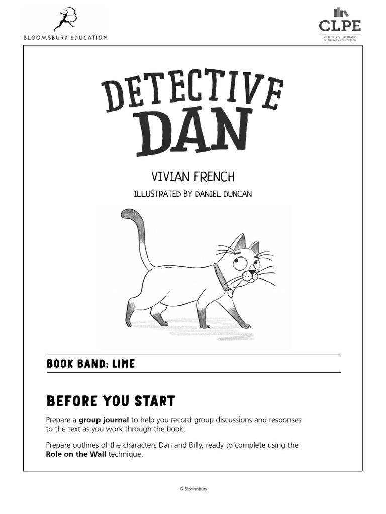 Detective Dan Teaching Notes | PDF | Detective Fiction | Mystery Film