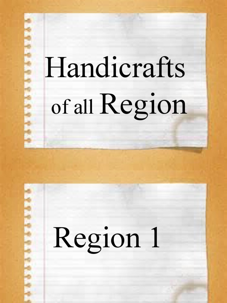 Handicrafts of All Region | PDF